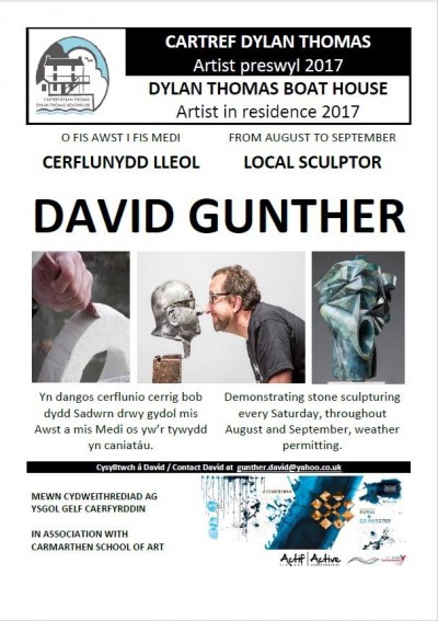 David Gunther - Artist in Residence, Dylan Thomas Boathouse, Laugharne ...